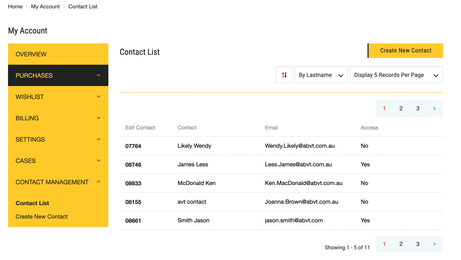 SuiteCommerce Extension – Contact Management via My Account