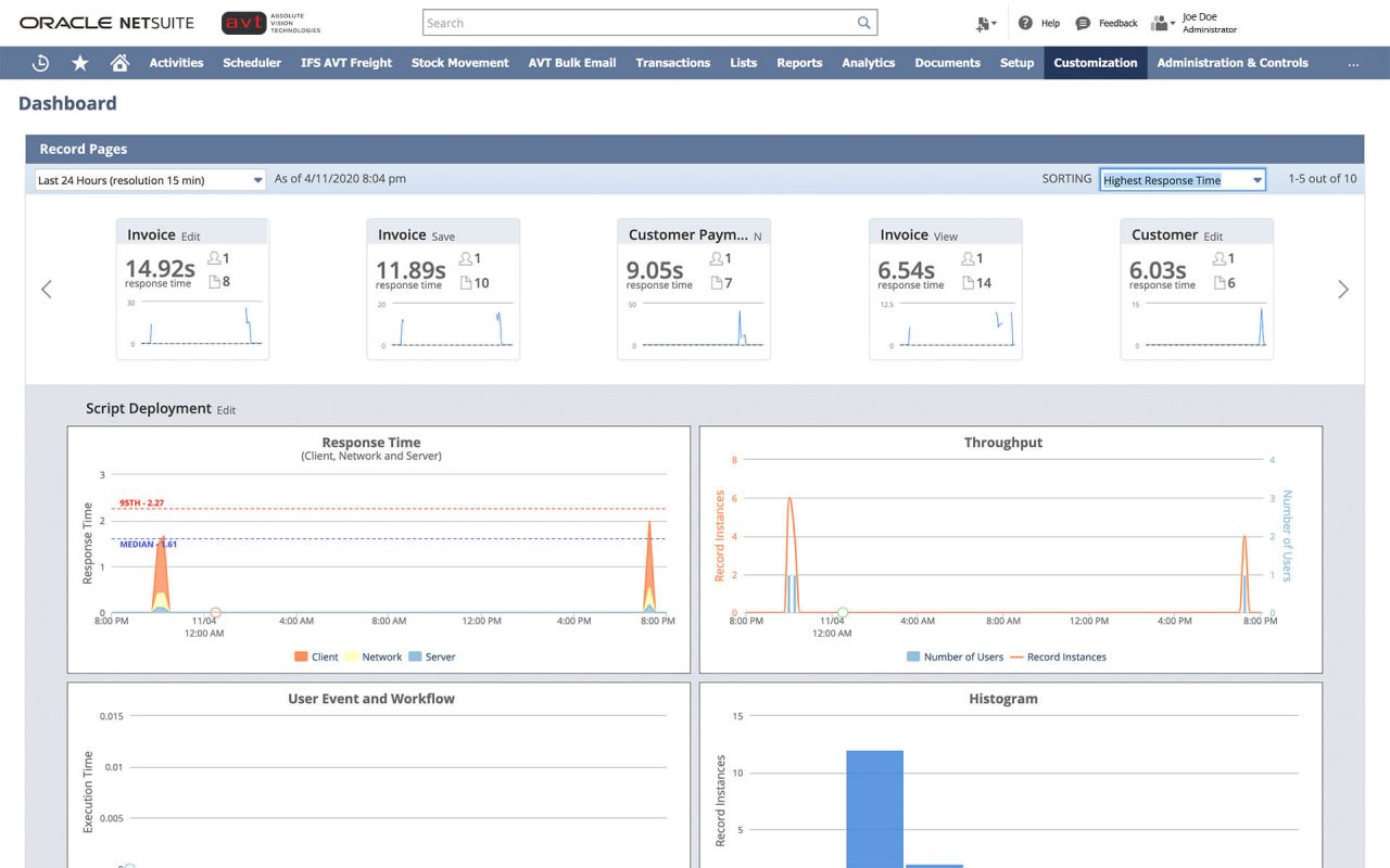 NetSuite Application Performance Management SuiteApp