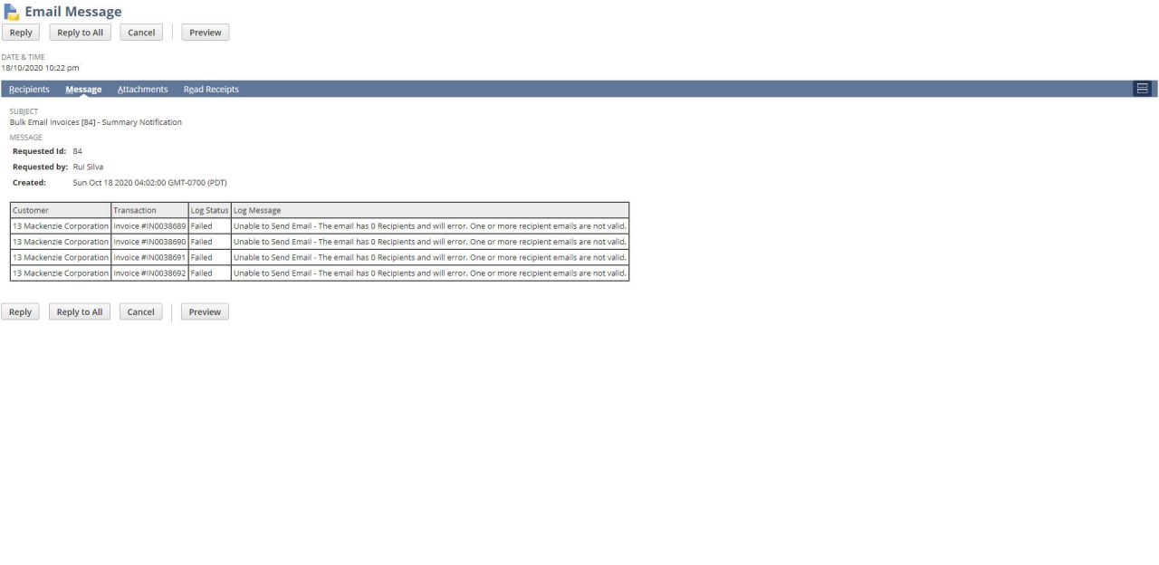 NetSuite Bulk Invoice / Statement - Emailing Tool | AVT